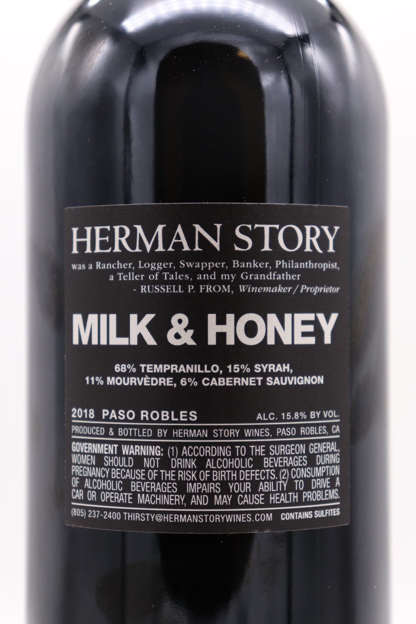 Herman Story Milk & Honey 2018 - Old Vine Wine & Spirits