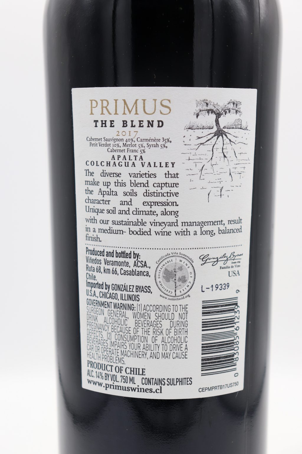Primus Red Blend 2017 - Old Vine Wine & Spirits